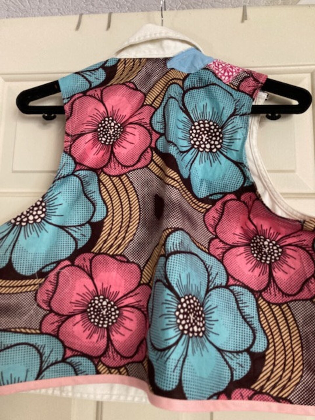 Upcycled Vest. Reclaimed Fabric - Etsy