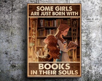 Book Lover Poster | Etsy