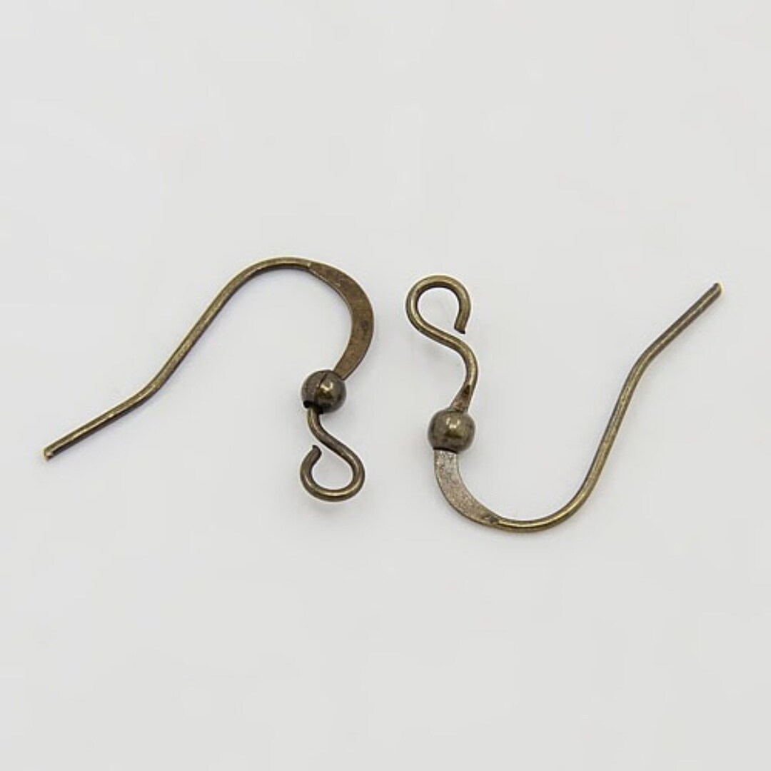 40 Bronze Color Hooks - Etsy