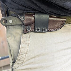 Esee Izula 2 Leather Scout Cross Draw Sheath, the Scout Ant- Brown - Etsy