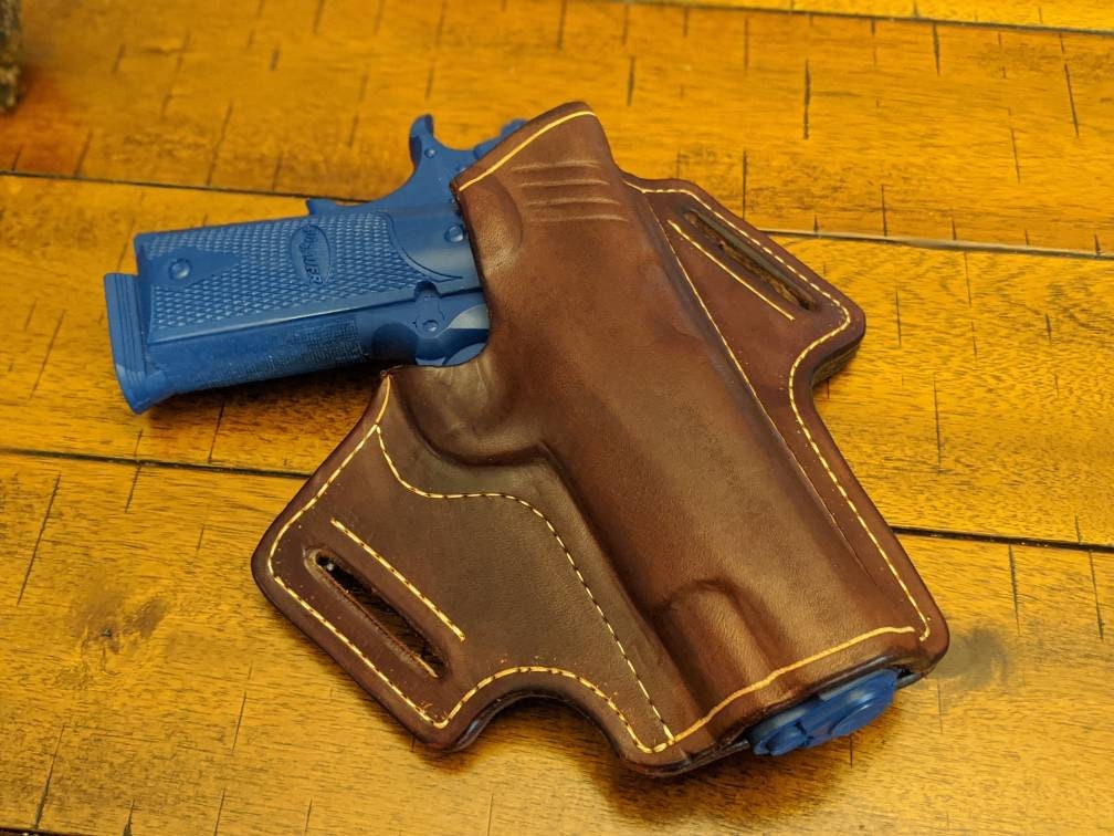 1911-holster-leather-pancake-style-waxed-tan-finish-custom-re