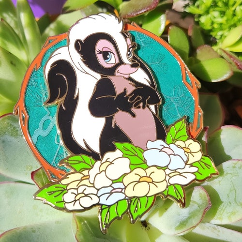 Flower Bambi Fantasy Pin Enamel Pin Label Pin Disney - Etsy