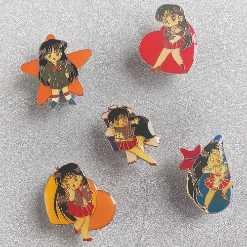Sailor Mars Bow Pin | Etsy
