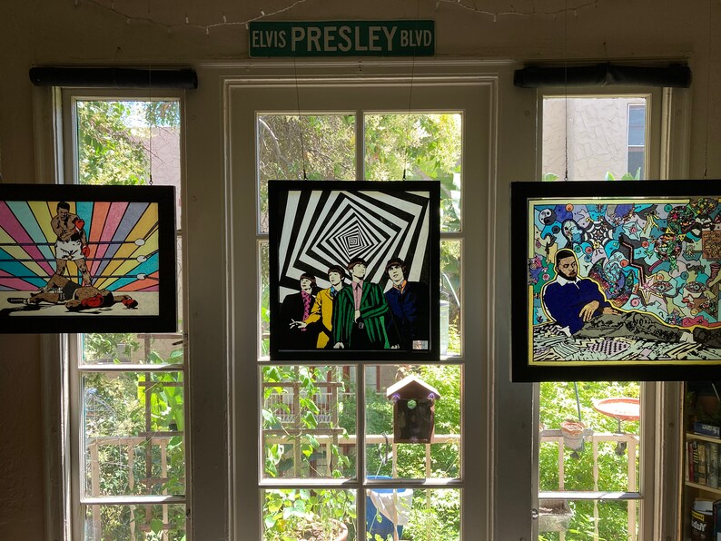 Beatles Op Art One-of-a-kind Original Art - Etsy