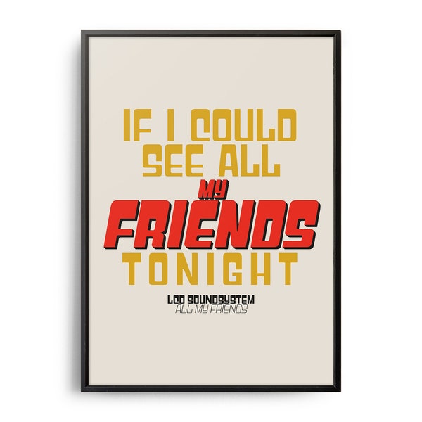 Lcd Soundsystem Poster - Etsy