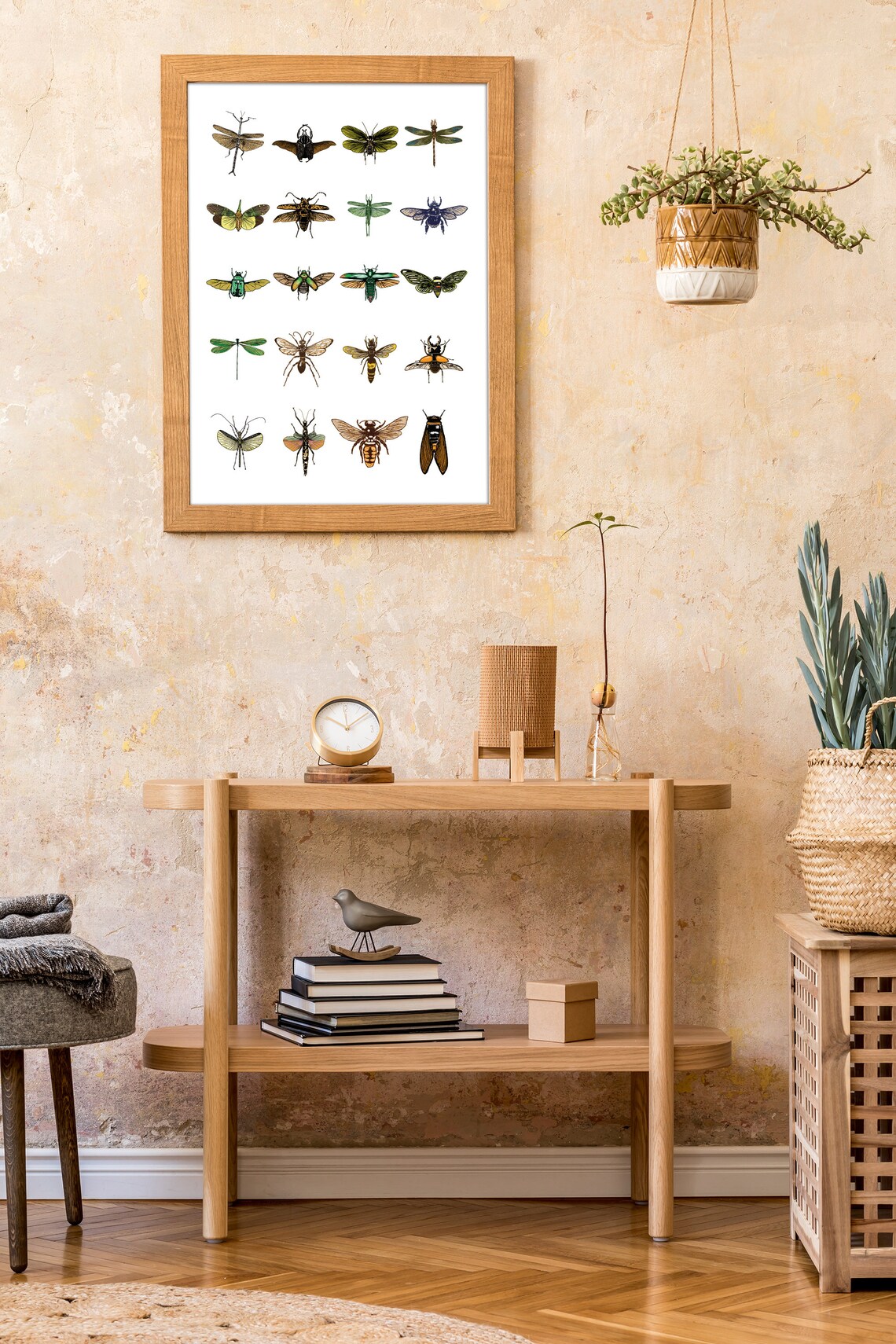 Big Set of Insects Print, Bugs Poster, Beetles Wall Art, Bees Wall ...