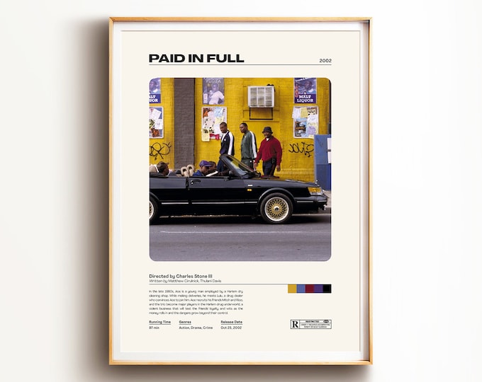 Airbrush Paid in Full Rico Shirt Design Free Shipping - Etsy