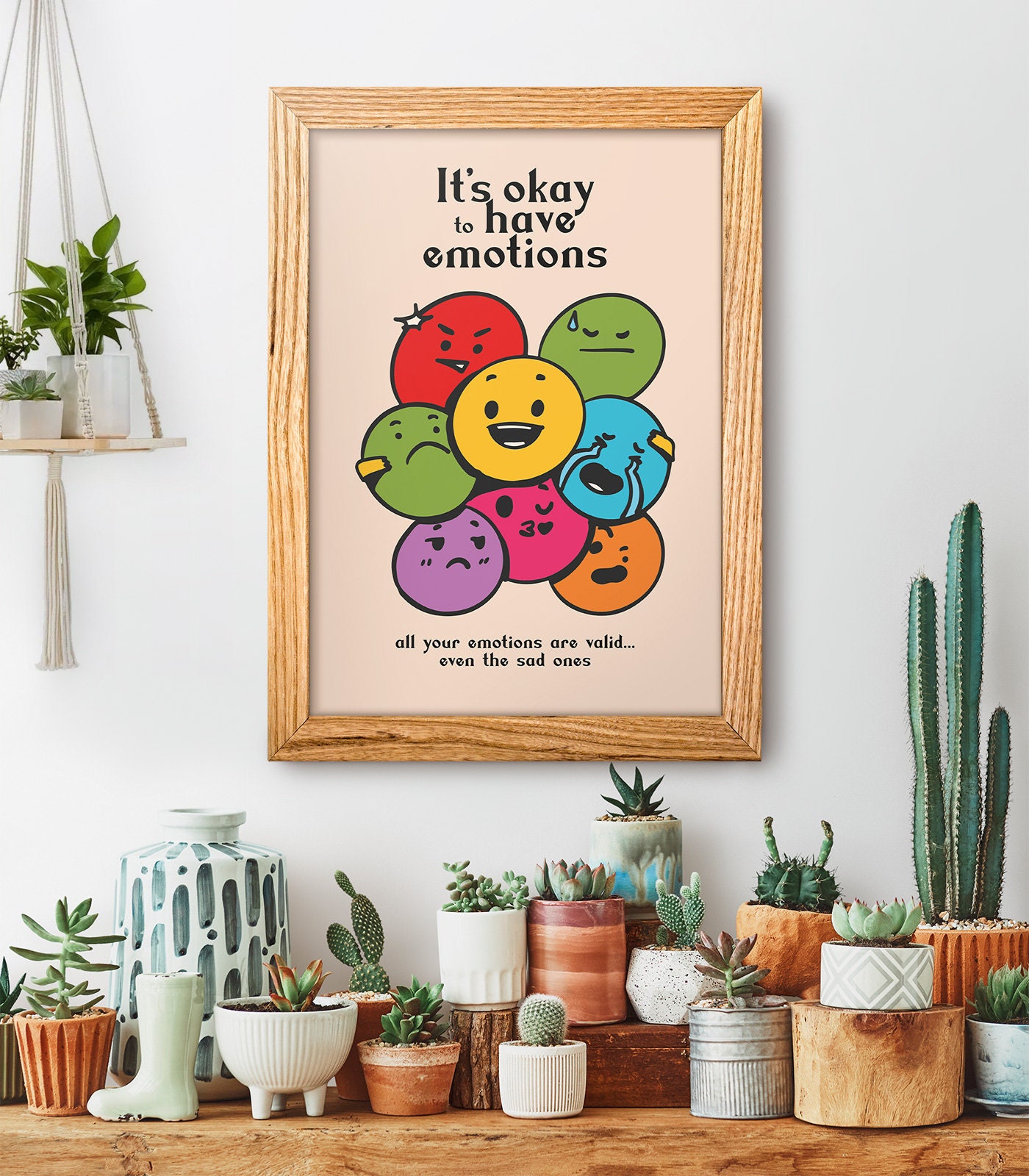 Retro It's Okay to Have Emotions Poster Retro Print - Etsy UK