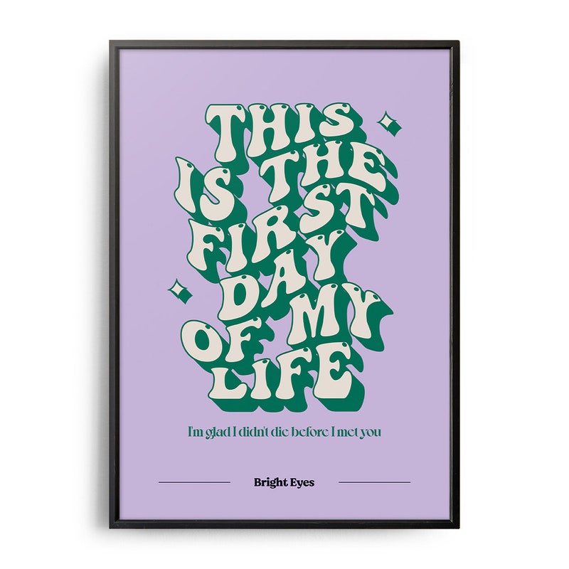 First Day of My Life - Etsy