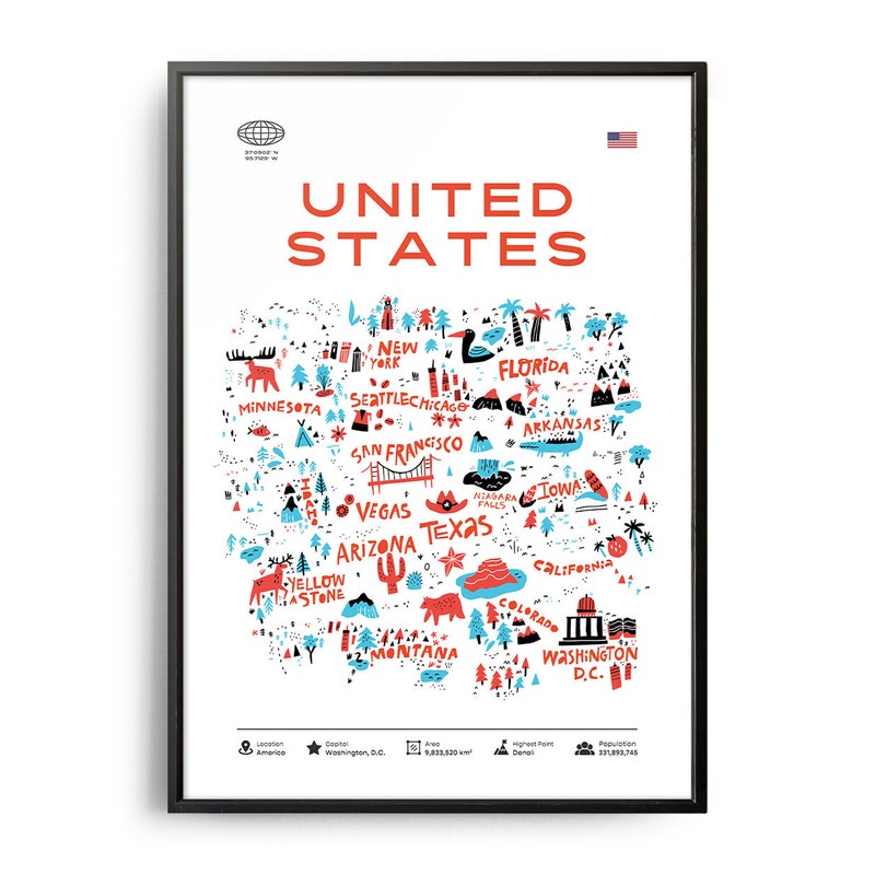 Usa Landmarks - Etsy