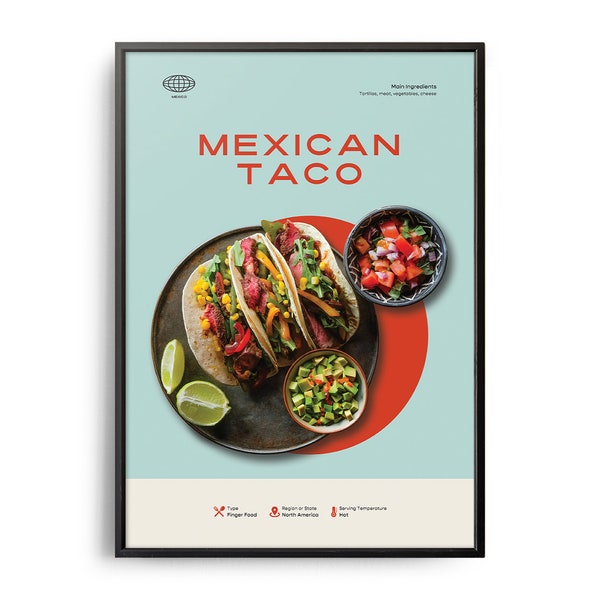 Taco Poster - Etsy