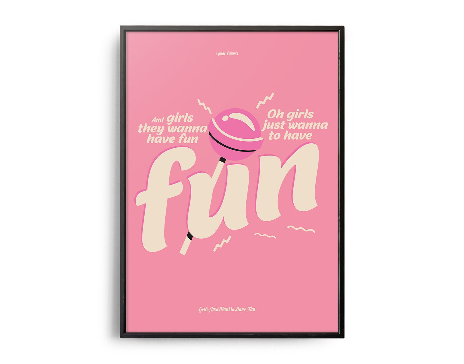 Girls Just Wanna Have Fun Cyndi Lauper Album Cover