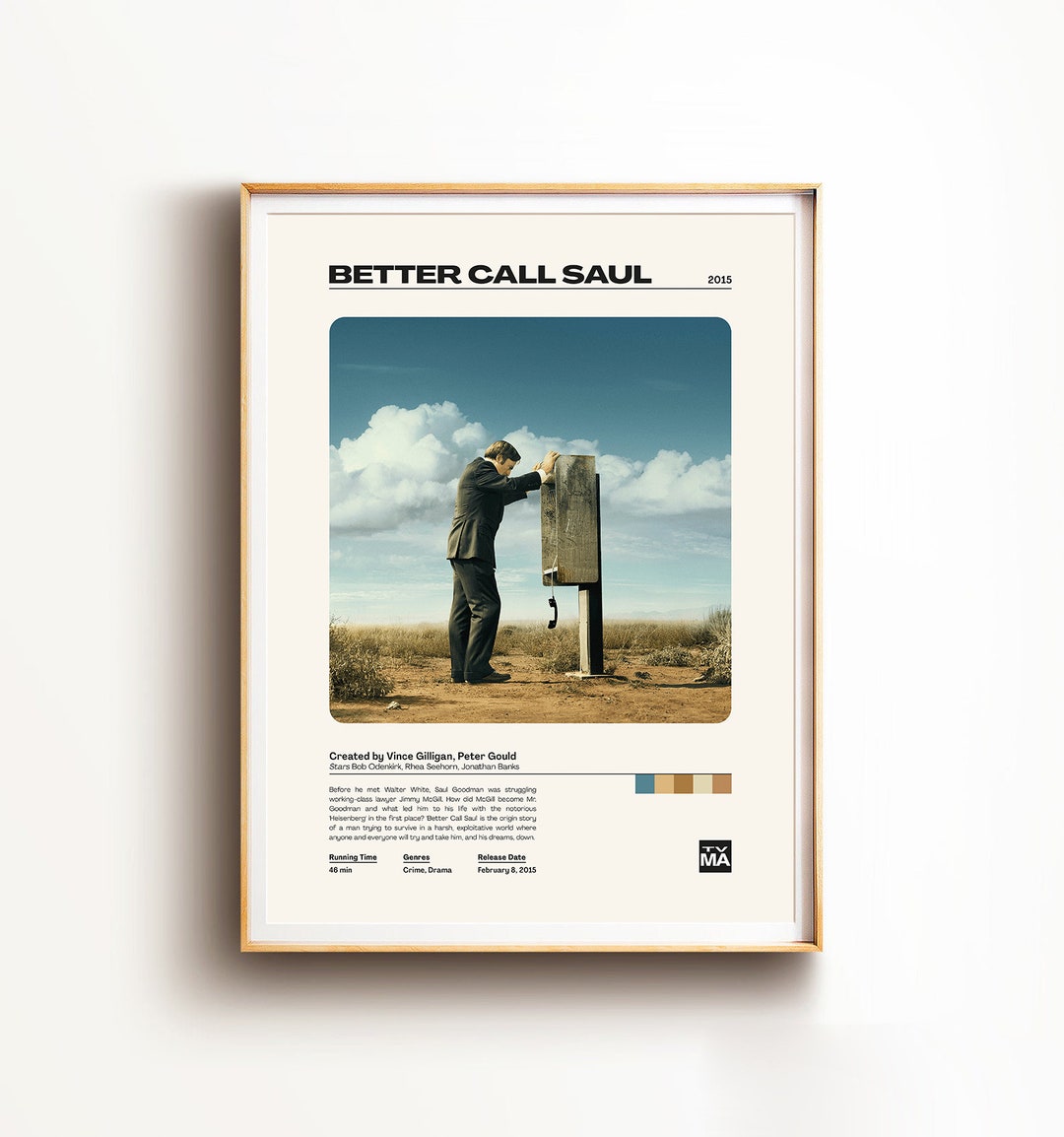 MIDCENTURY TV SERIES Poster, Minimal Tv Series Print, Retro Tv Series ...