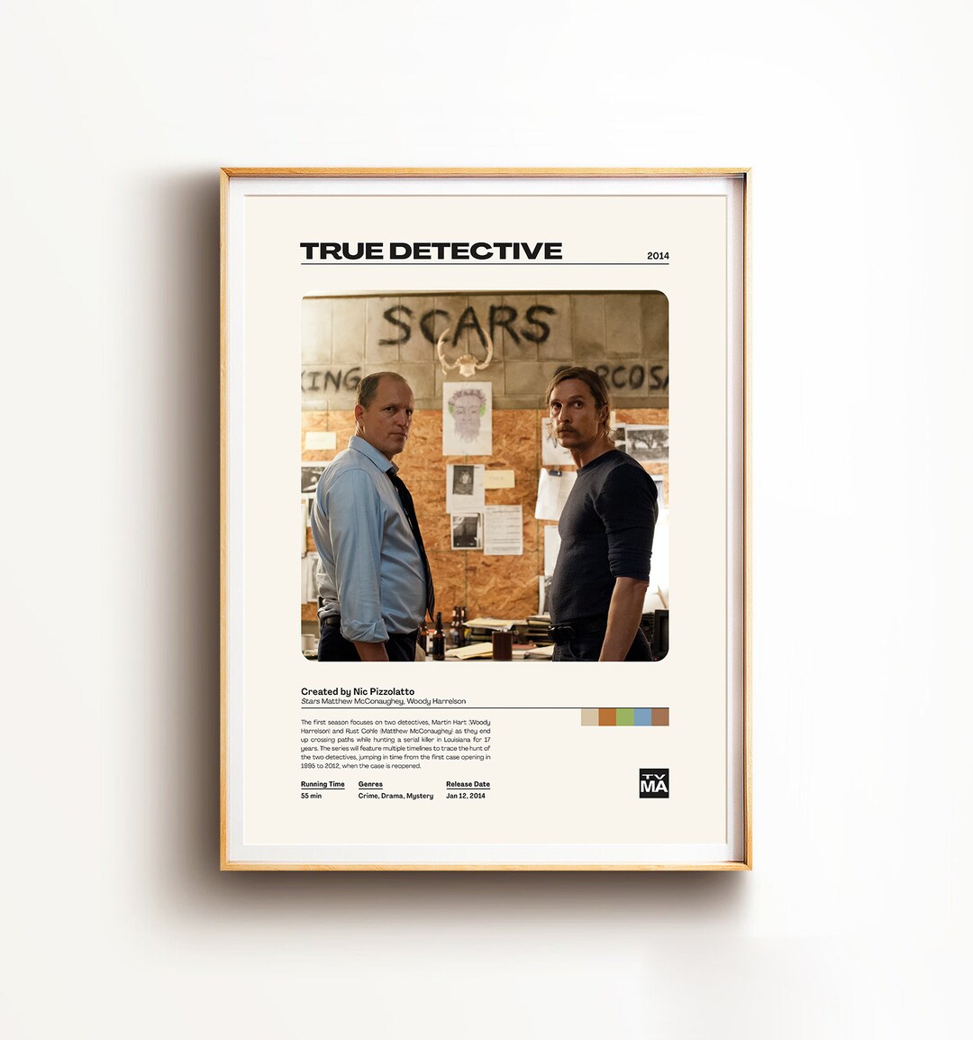 MIDCENTURY TV SERIES Poster, Minimal Tv Series Print, Retro Tv Series ...