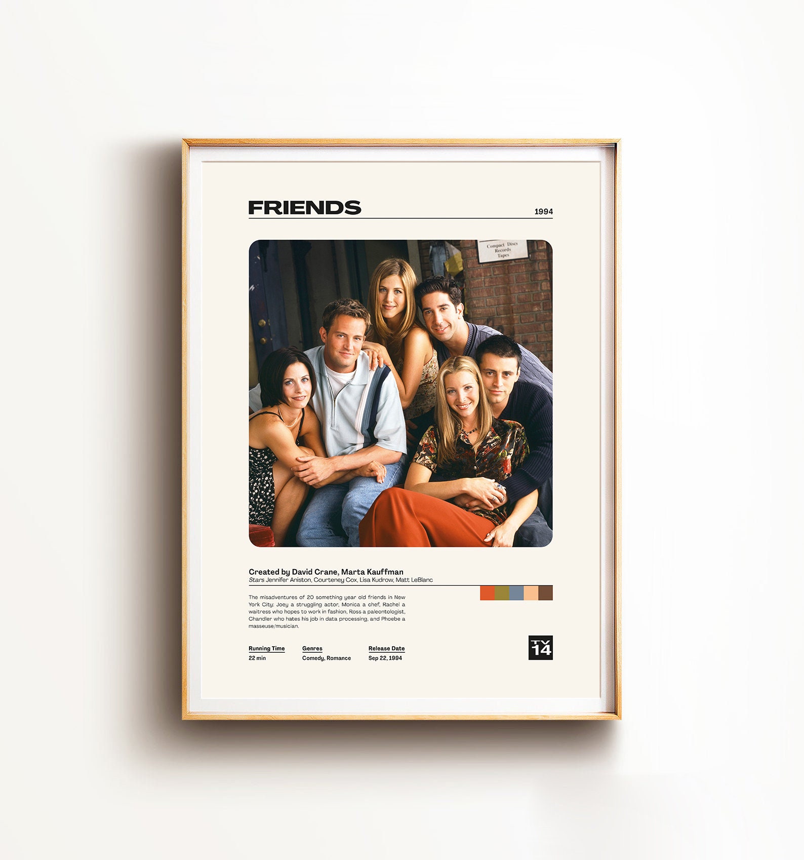MIDCENTURY TV SERIES Poster, Minimal Tv Series Print, Retro Tv Series ...