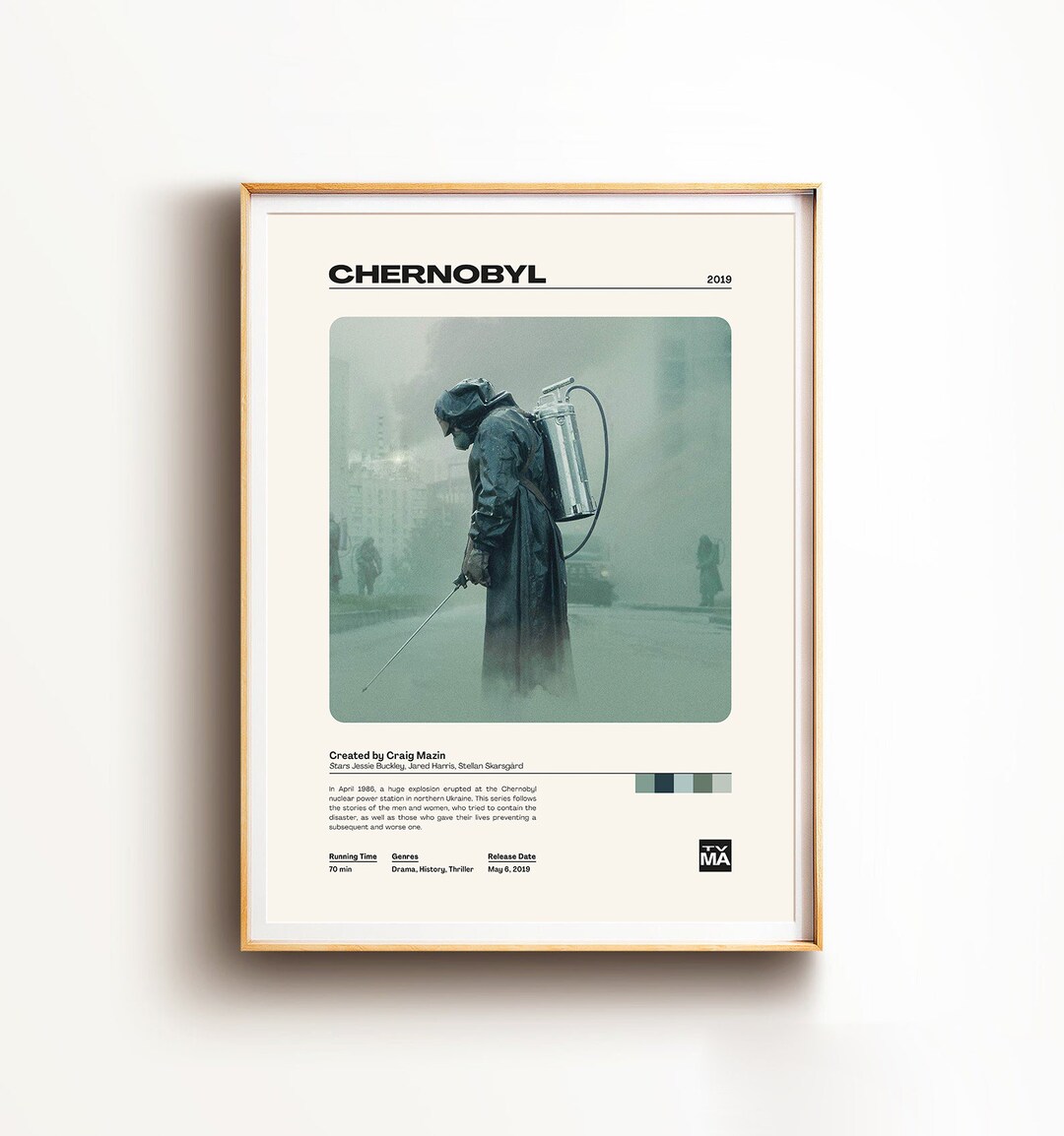 MIDCENTURY TV SERIES Poster, Minimal Tv Series Print, Retro Tv Series ...