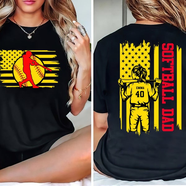 Father and Daughter Softball Svg - Etsy