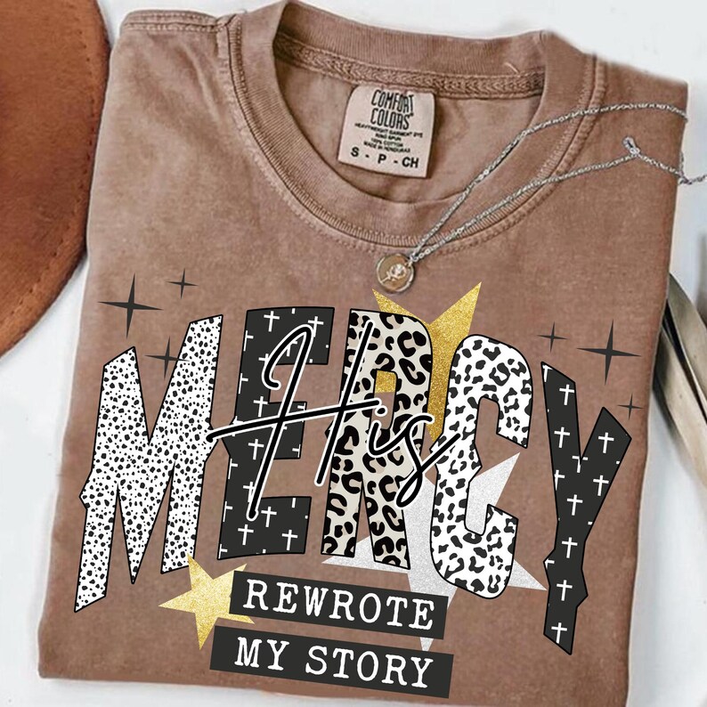His Mercy Rewrote My Story Png, Christian Women Png, Preppy Everyday ...
