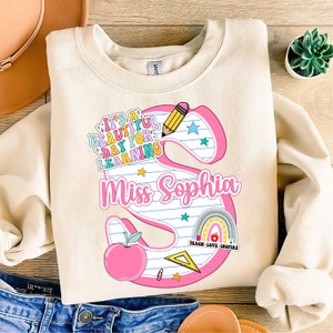 Personalized Teacher Design Png, Custom Teacher Name Png, Back to ...