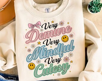 Very Demure Png Very Mindful Png Very Cutesy Png Gen Z Trendy Png Funny ...