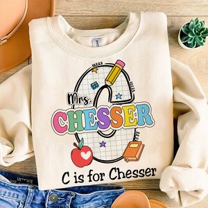 Personalized Teacher Design Png, Custom Teacher Name Png, Kids Back to ...