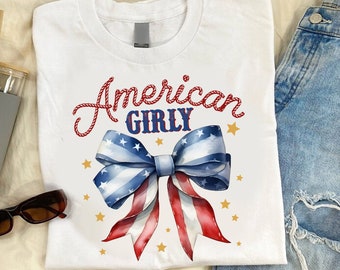 American Girly Png, Coquette 4th of July Png, 4th of July Png, America ...