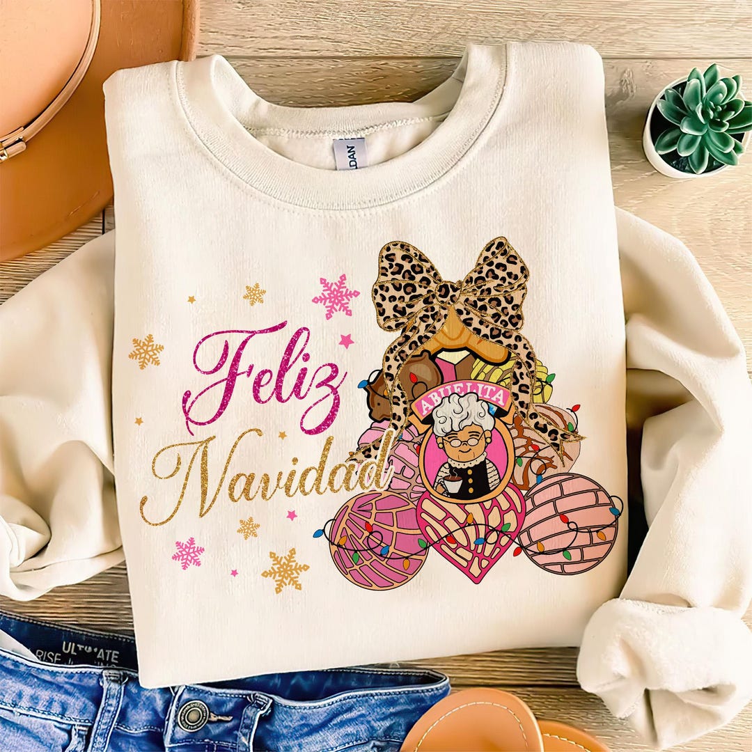 Mexican Christmas PNG, Concha Chirstmas Tree Png, Cafecito Y Pan Dulce ...