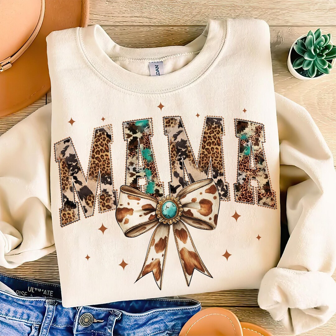 Howdy Mama Coquette Bow Png, Western Mama Png, Valentine Mama Png ...