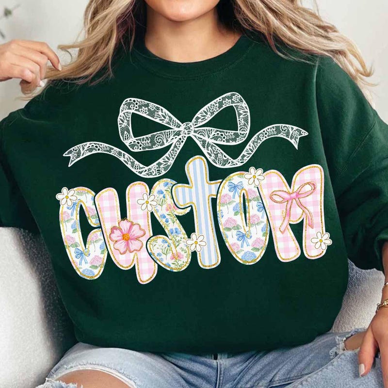 Pastel Checkered Letters - Etsy