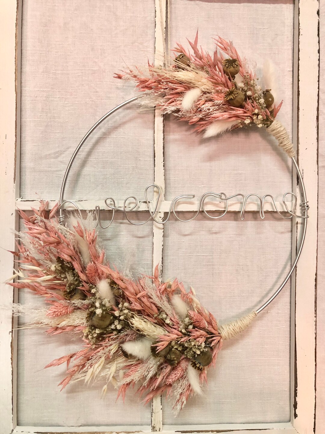 Haltbarer Dekoring Flowerhoop Türkranz Wandkranz Trockenblumen ... Haltbarer Dekoring Flowerhoop Türkranz Wandkranz Trockenblumen ...
