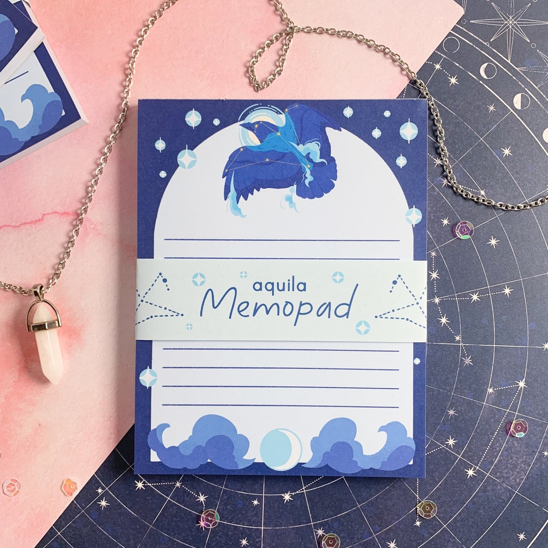 Aquila Raven Constellation Notepad - Etsy