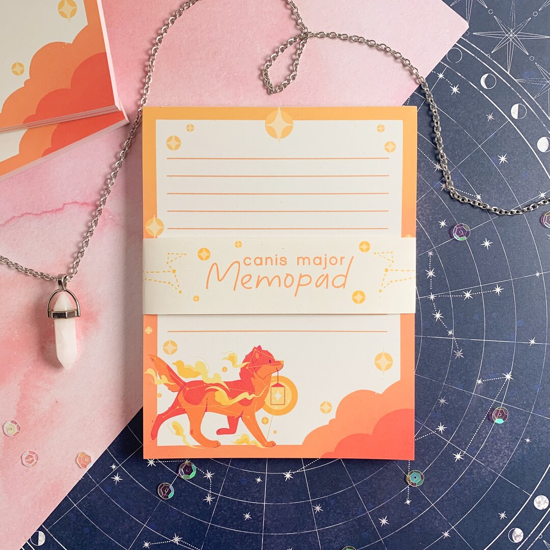 Canis Major Dog Constellation Notepad - Etsy