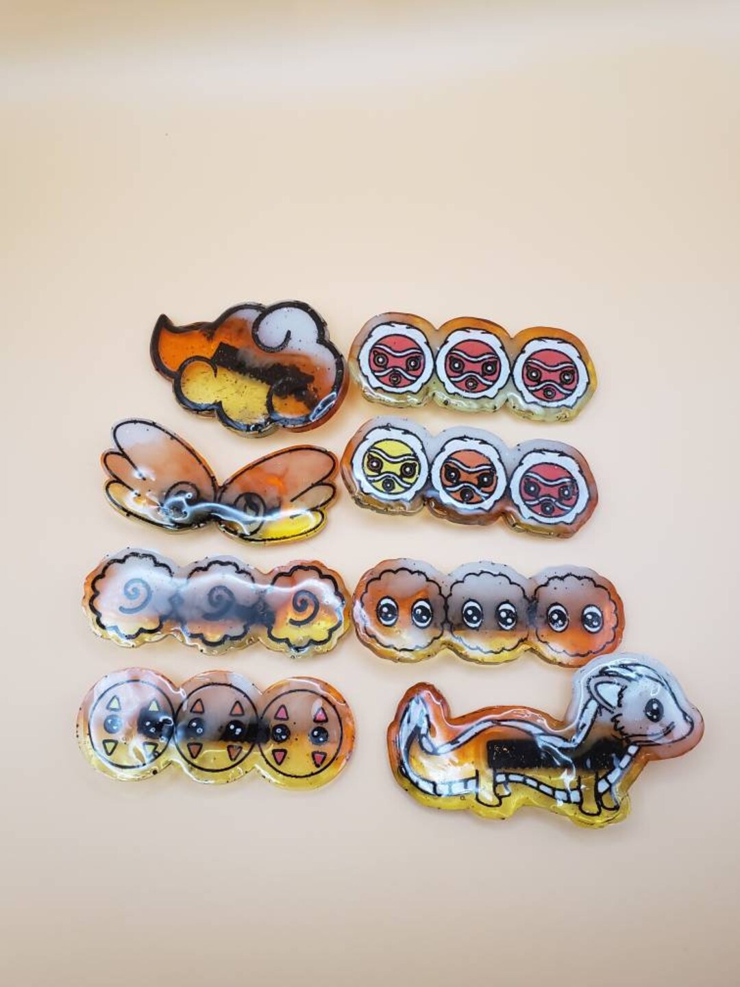 Halloween Anime Barrettes - Etsy