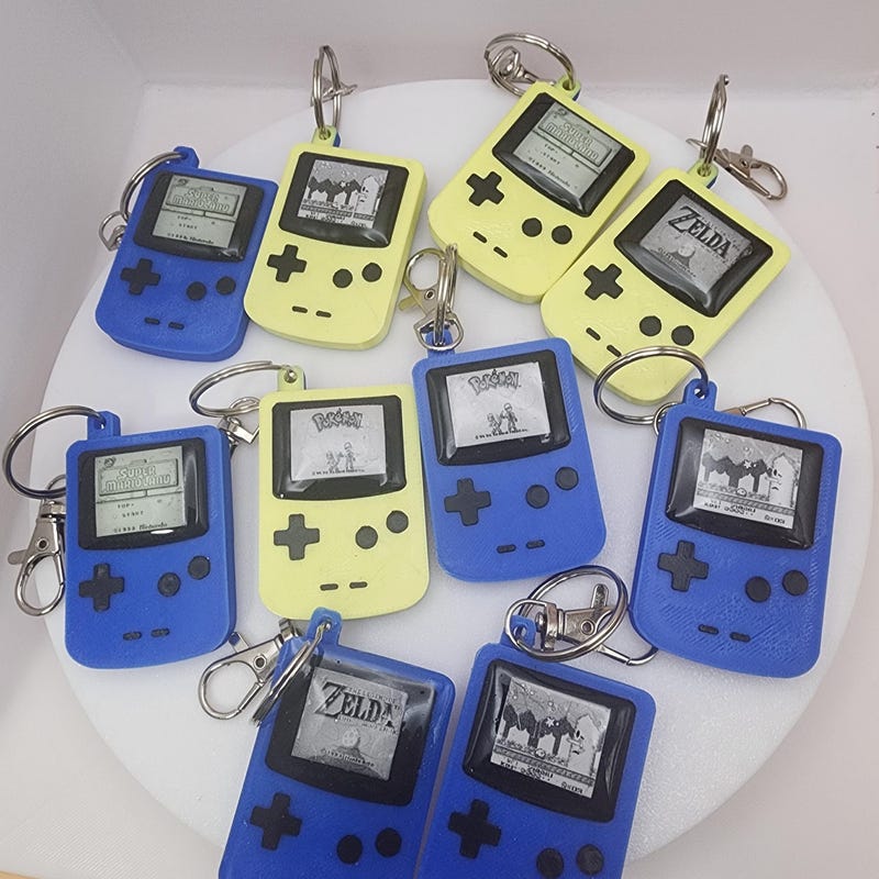 Gaming Console Keychain - Etsy