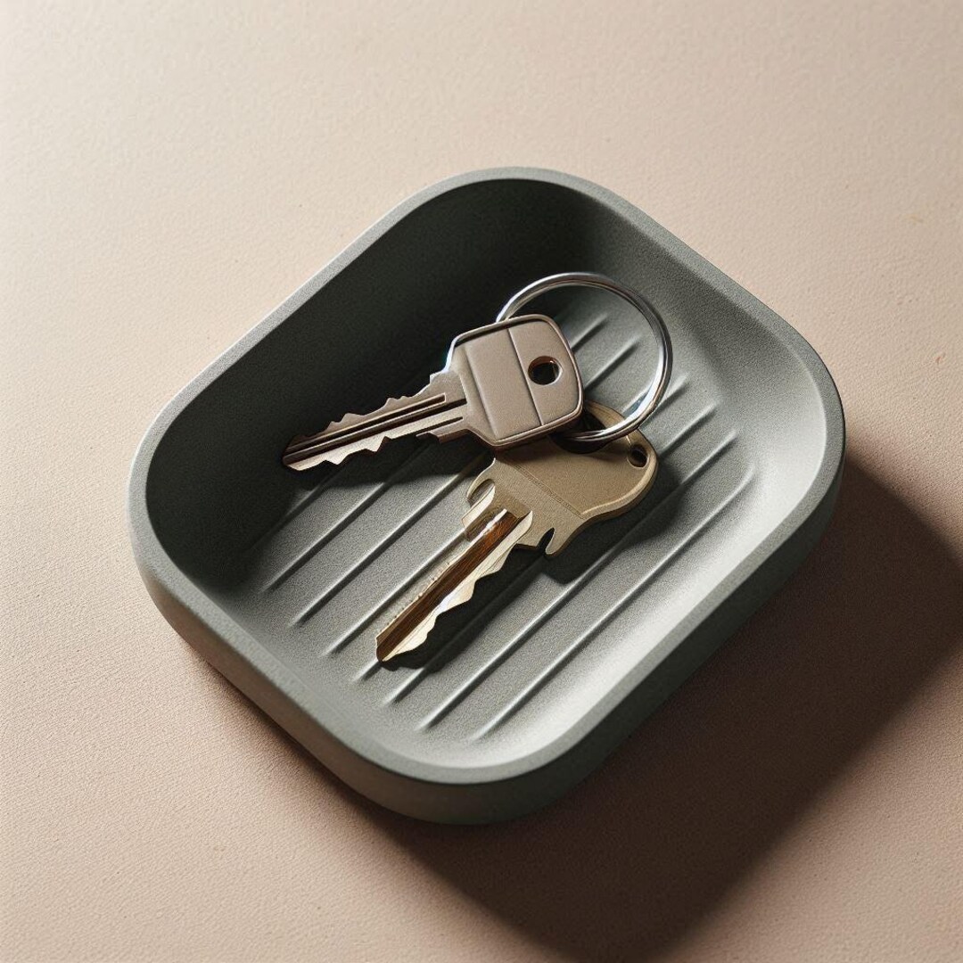 Cute Modern Key Dish With Ribbed Base – Stylish & Functional - Etsy