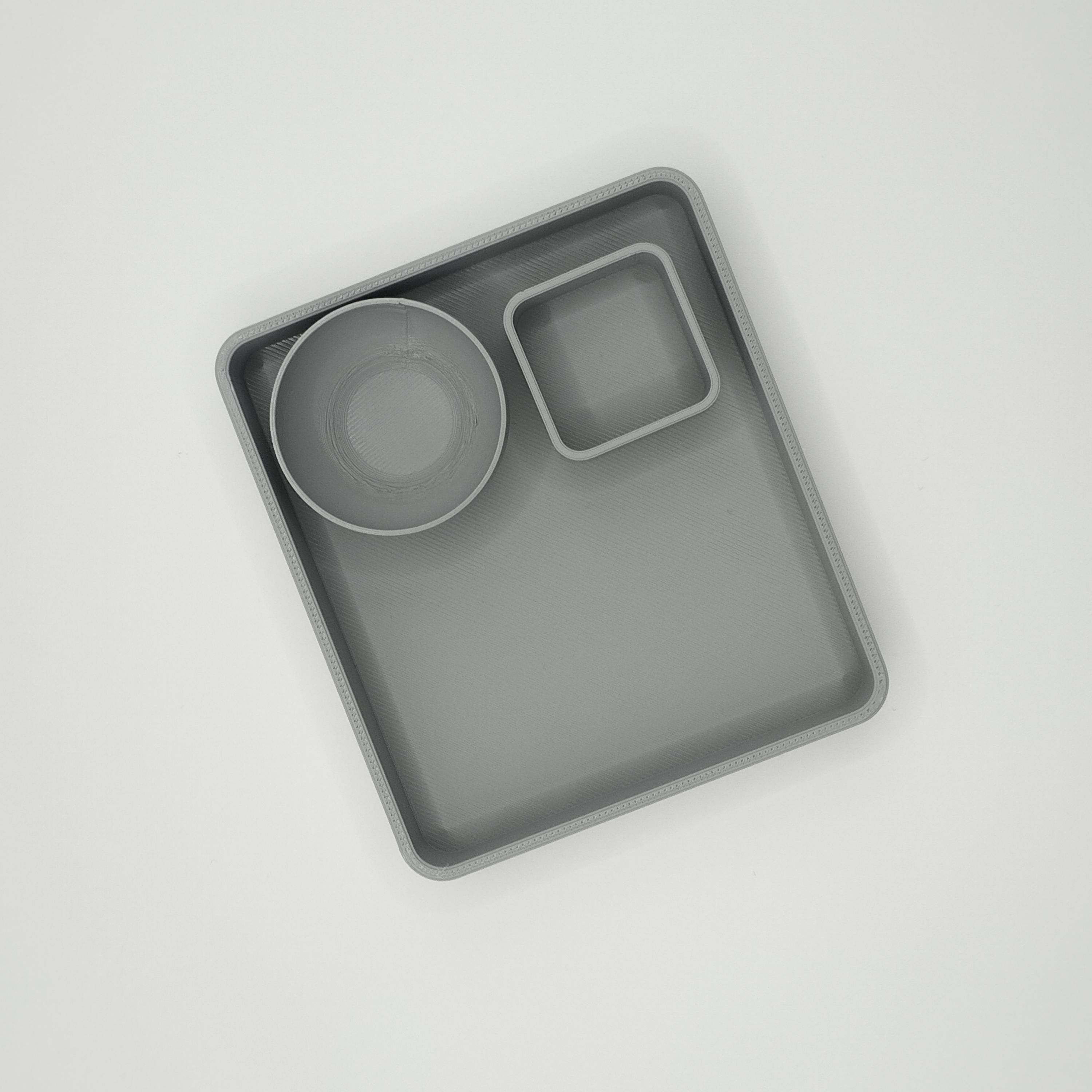 Modern Remote Control Tray – Sleek Storage With Dual Bowls - Etsy