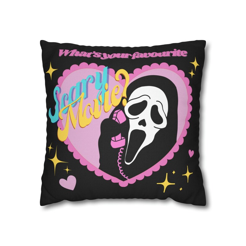 Scary Movie Scream Cute Cushion Cover Square Pillow Case - Etsy