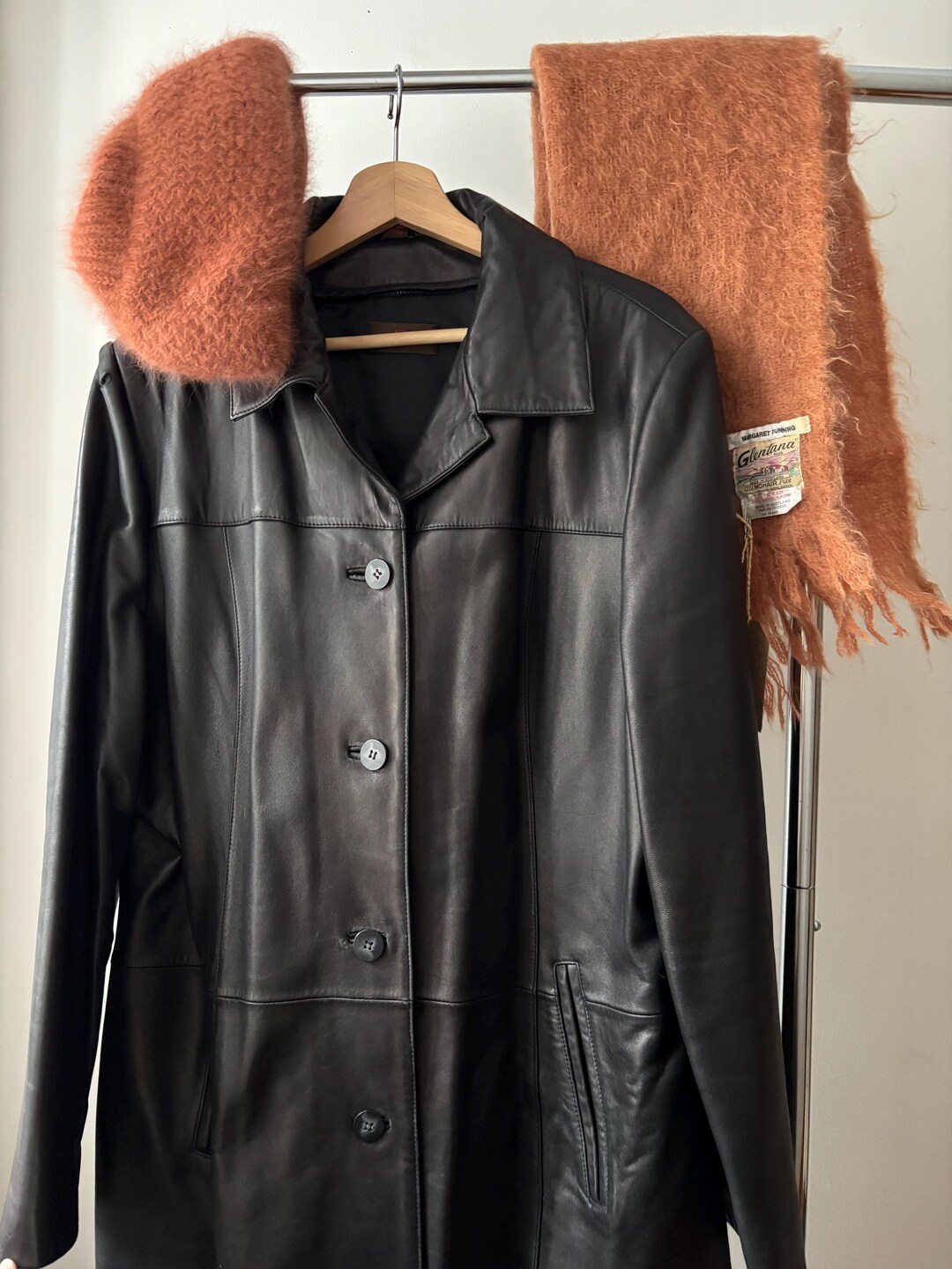 Y2K Buttery Black Leather Jacket | Vintage Danier Smidi Leather Coat - Etsy