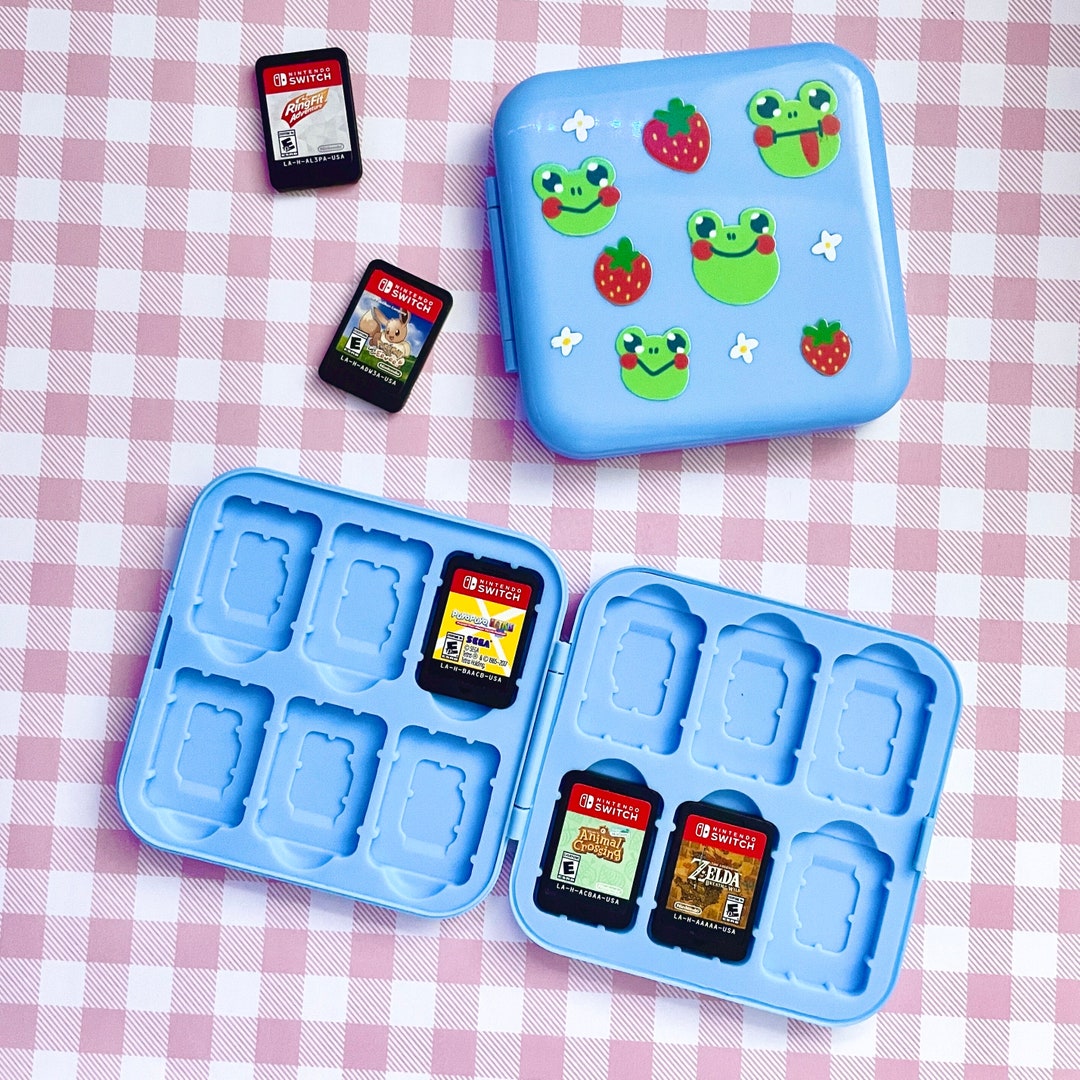 Strawberry Frog Nintendo Switch Game Cartridge Case | Cute Video Game ...