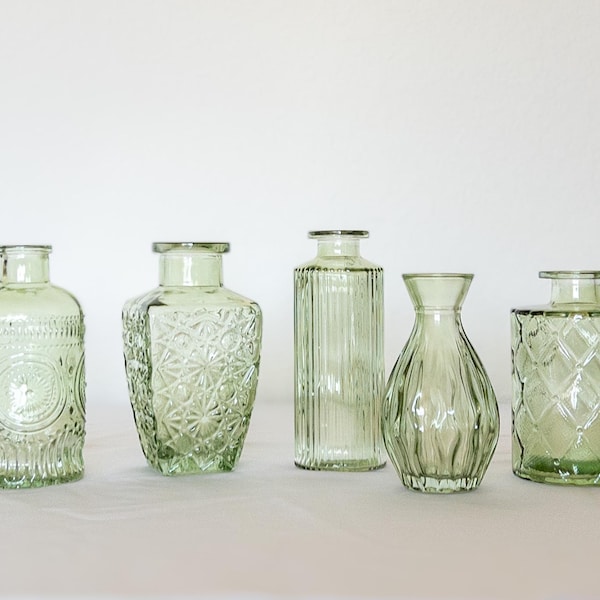 Green Bud Vase Small - Etsy