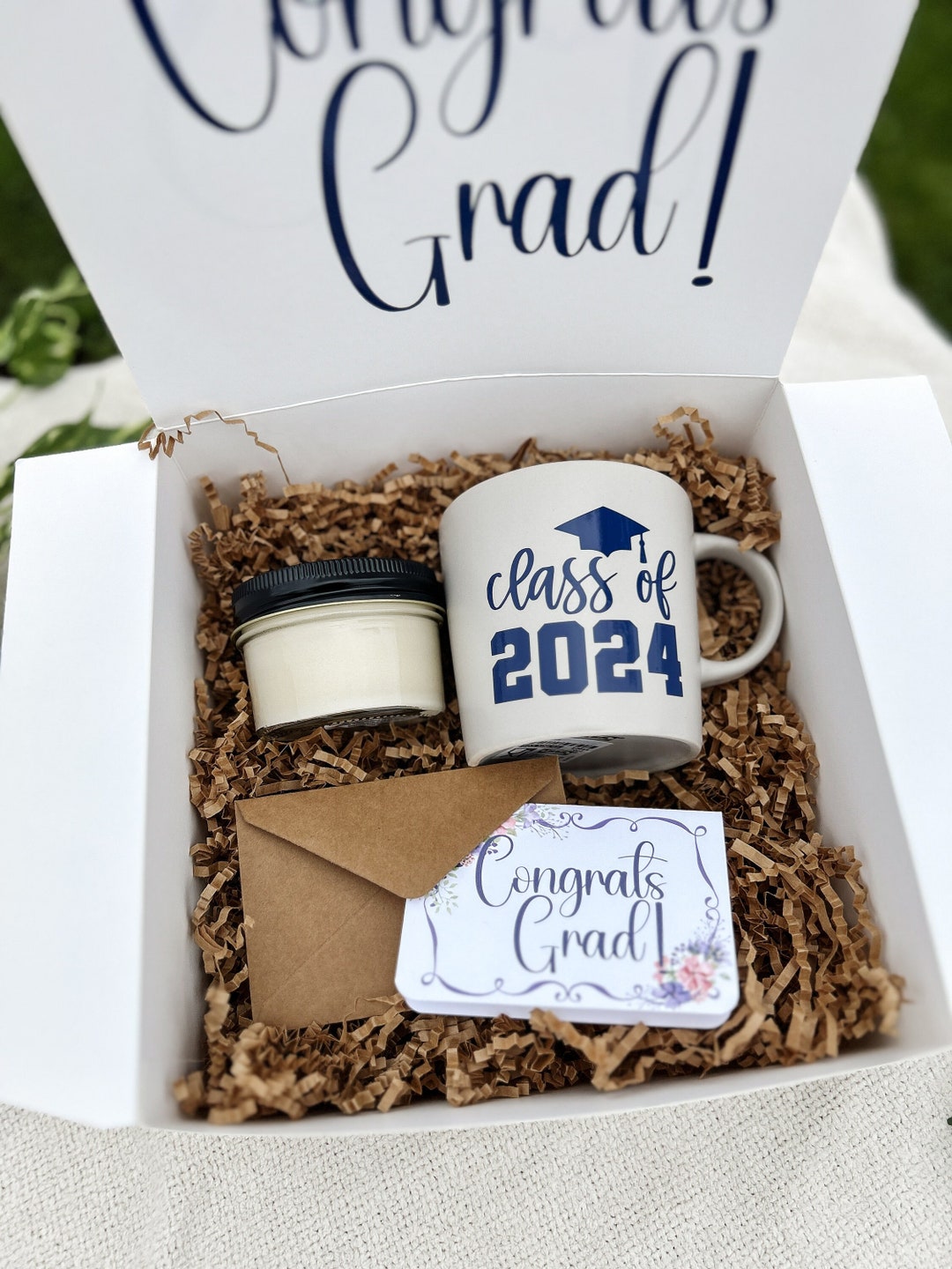 Grad Coffee Cup Basics Gift Box Gift Box Graduation Gift Personalized ...