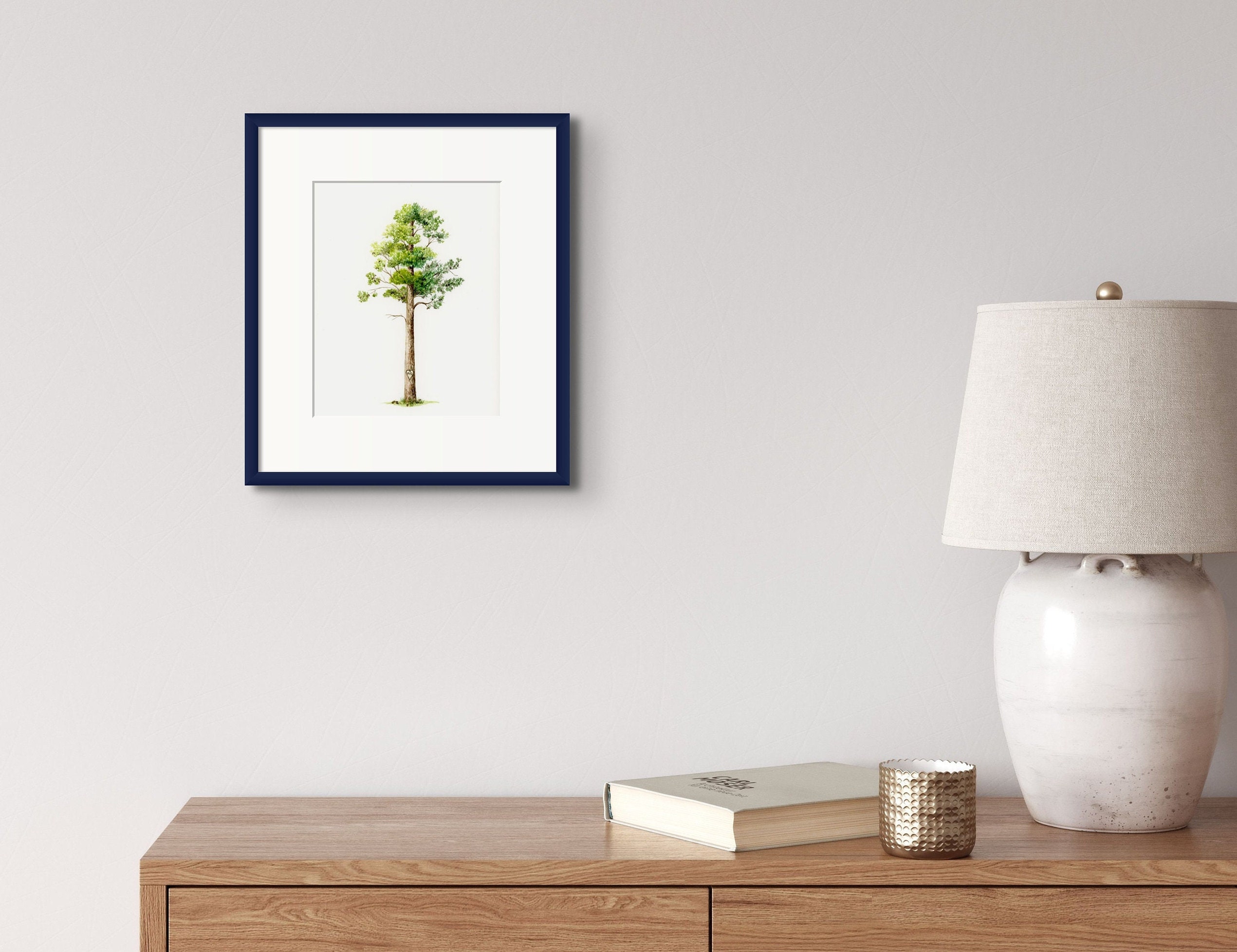 Alabama State Tree/longleaf Pine/custom Gift/ Fine Art Print/ Great ...