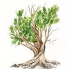 Texas State Tree/ Pecan Tree/custom Gift/ Fine Art Print/ Great Gift ...