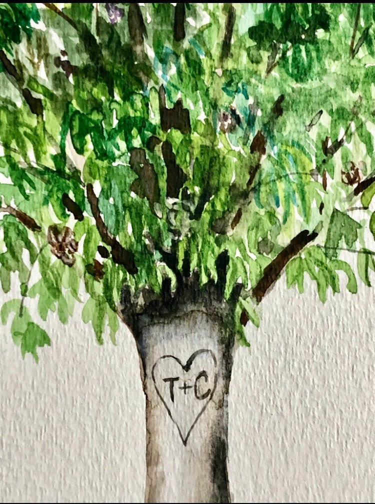 Buckeye Tree/custom Gift/ Fine Art Print/ Ohio State Tree/ Great Gift ...