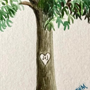 White Oak Tree Giclee Print - State Tree of Connecticut, Illinois ...
