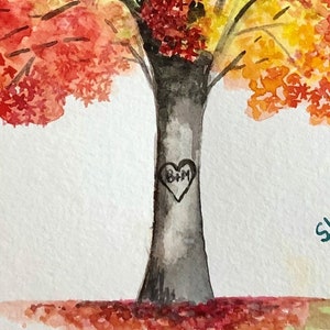 Original Watercolor Painting, Sugar Maple, State Tree of New York ...