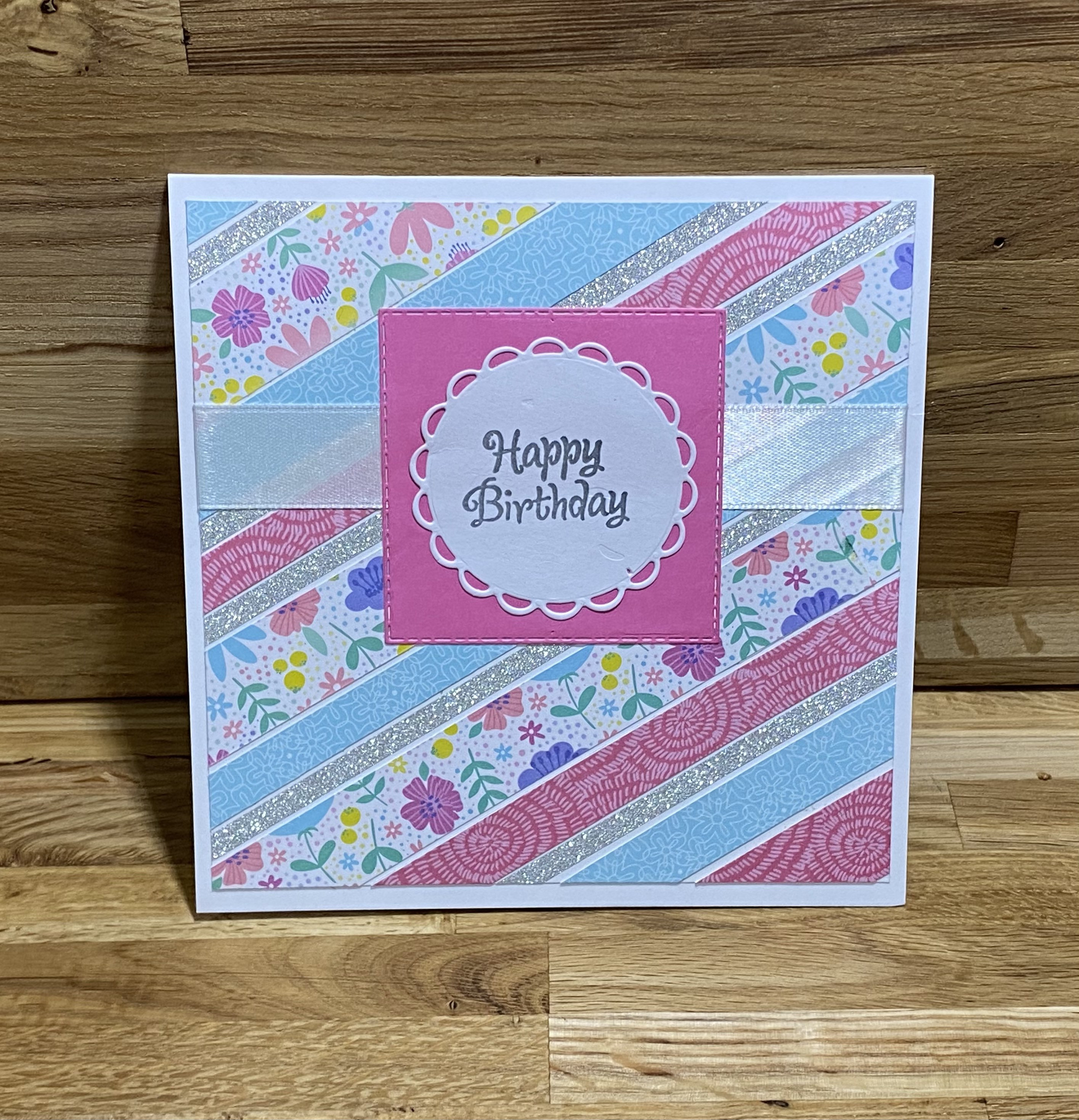 Handmade Birthday Card Cute Happy Birthday Card Pink And Blue Etsy UK handmade-birthday-card-cute-happy-birthday-card-pink-and-blue-etsy-uk