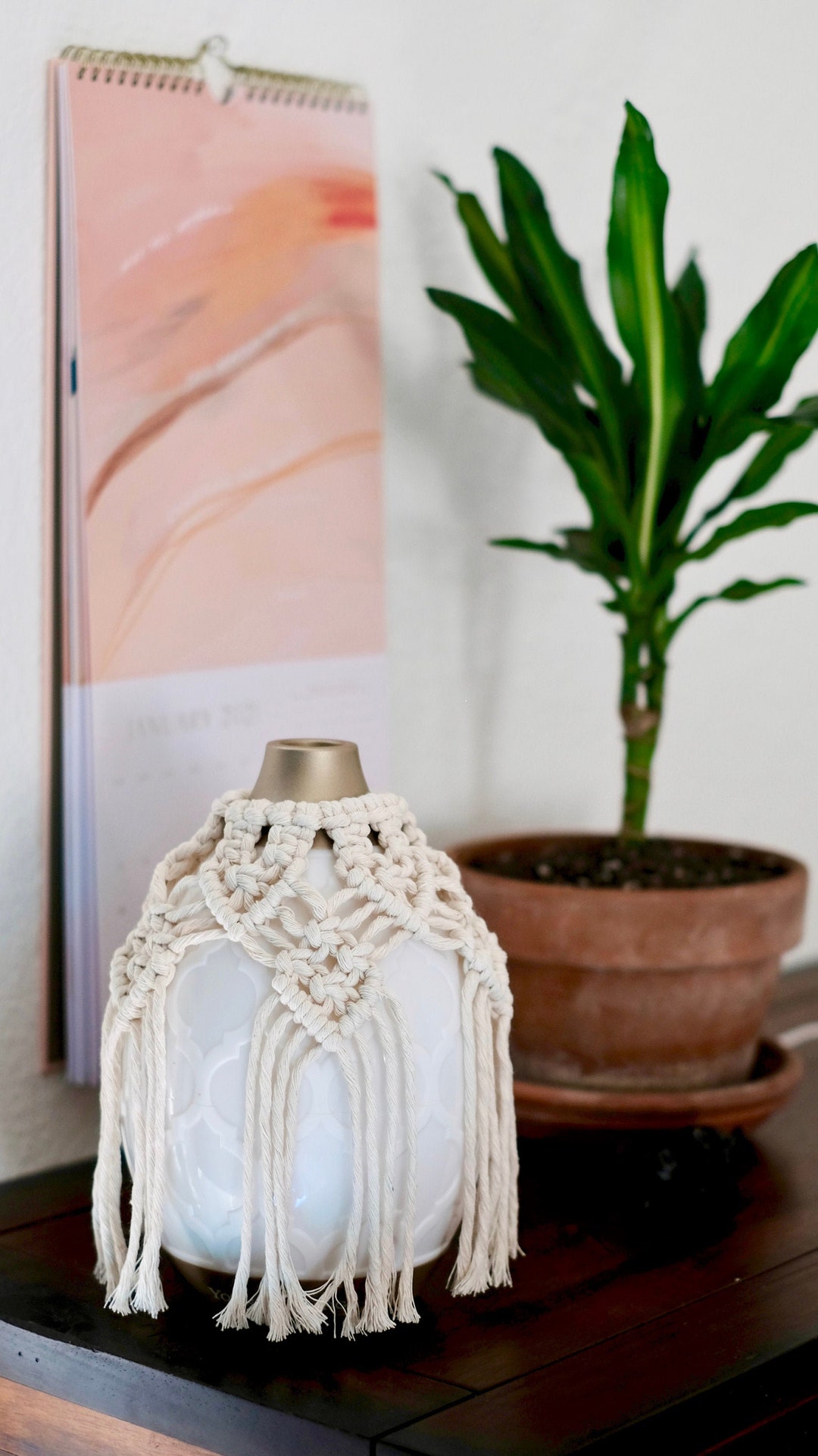 Macrame Diffuser Cover Desert Mist Diffuser Cover Boho Decor - Etsy