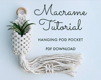Macrame Pod Pattern - Etsy
