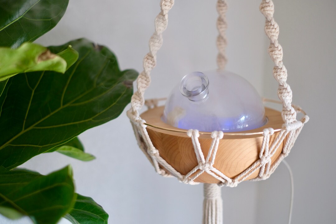 Macrame Aria Diffuser Holder - Etsy